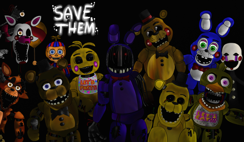 jaką postacią z gry fnaf 2 jesteś | sameQuizy