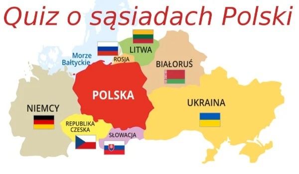 Geografia Sąsiedzi polski i ich stolice | sameQuizy