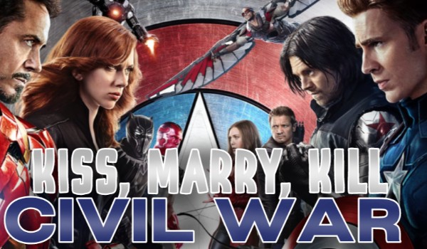 Kiss, marry, kill — postacie z Captain America: Civil War! | sameQuizy