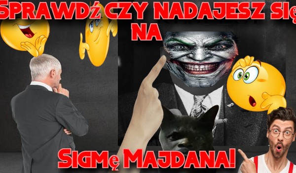Sprawdź czy nadajesz się na Sigmę Majdana | sameQuizy